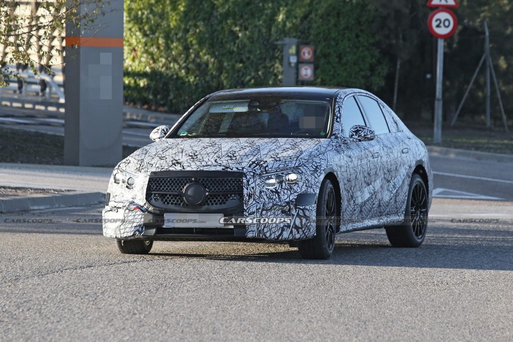 2024 Mercedes-Benz E-Class Makes Spy Debut Showing Evolutionary Styling ...