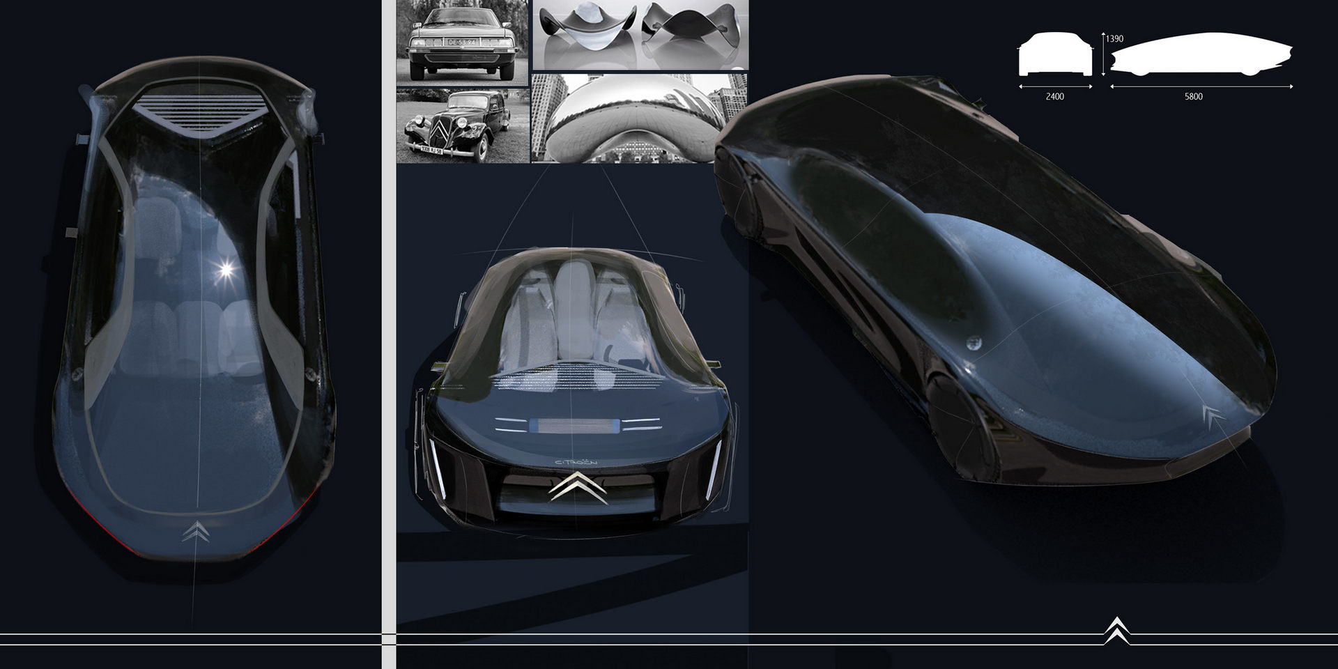 Citroen Space Tourer Is An Independent Study That Combines A Sedan ...