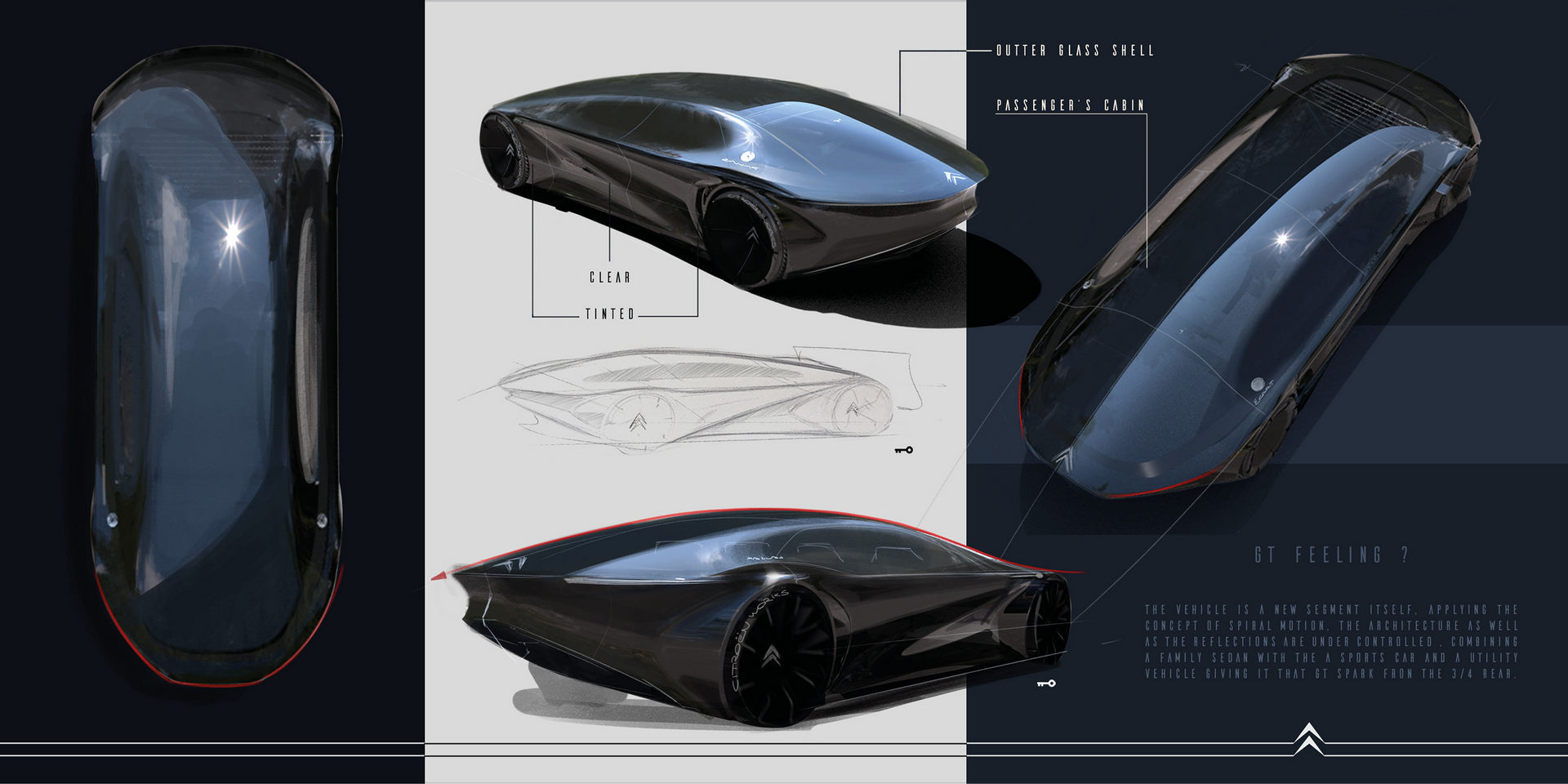 Citroen Space Tourer Is An Independent Study That Combines A Sedan ...