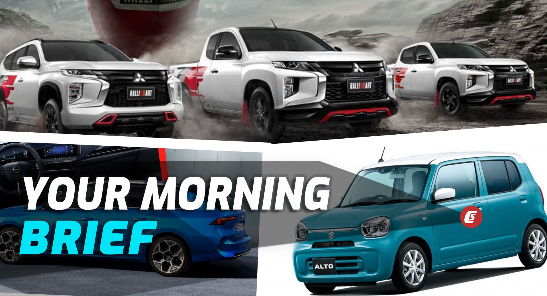 Mitsubishi Ralliart, New Suzuki Alto, And 2022 Astra Sports Tourer ...