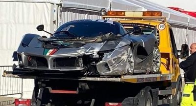 Ferrari FXX K Evo Crashed During A Track Day Event At Mugello | Carscoops