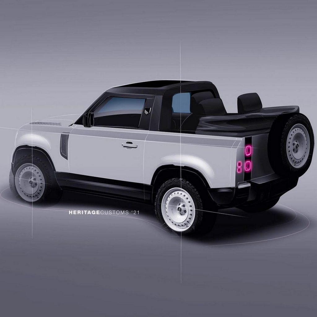 Heritage Customs Will Build Five Land Rover Defender Convertibles For ...