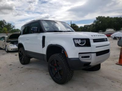 Poor 2022 Land Rover Defender Got A Salvage Title In Just 498 Miles ...