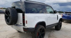 Poor 2022 Land Rover Defender Got A Salvage Title In Just 498 Miles ...