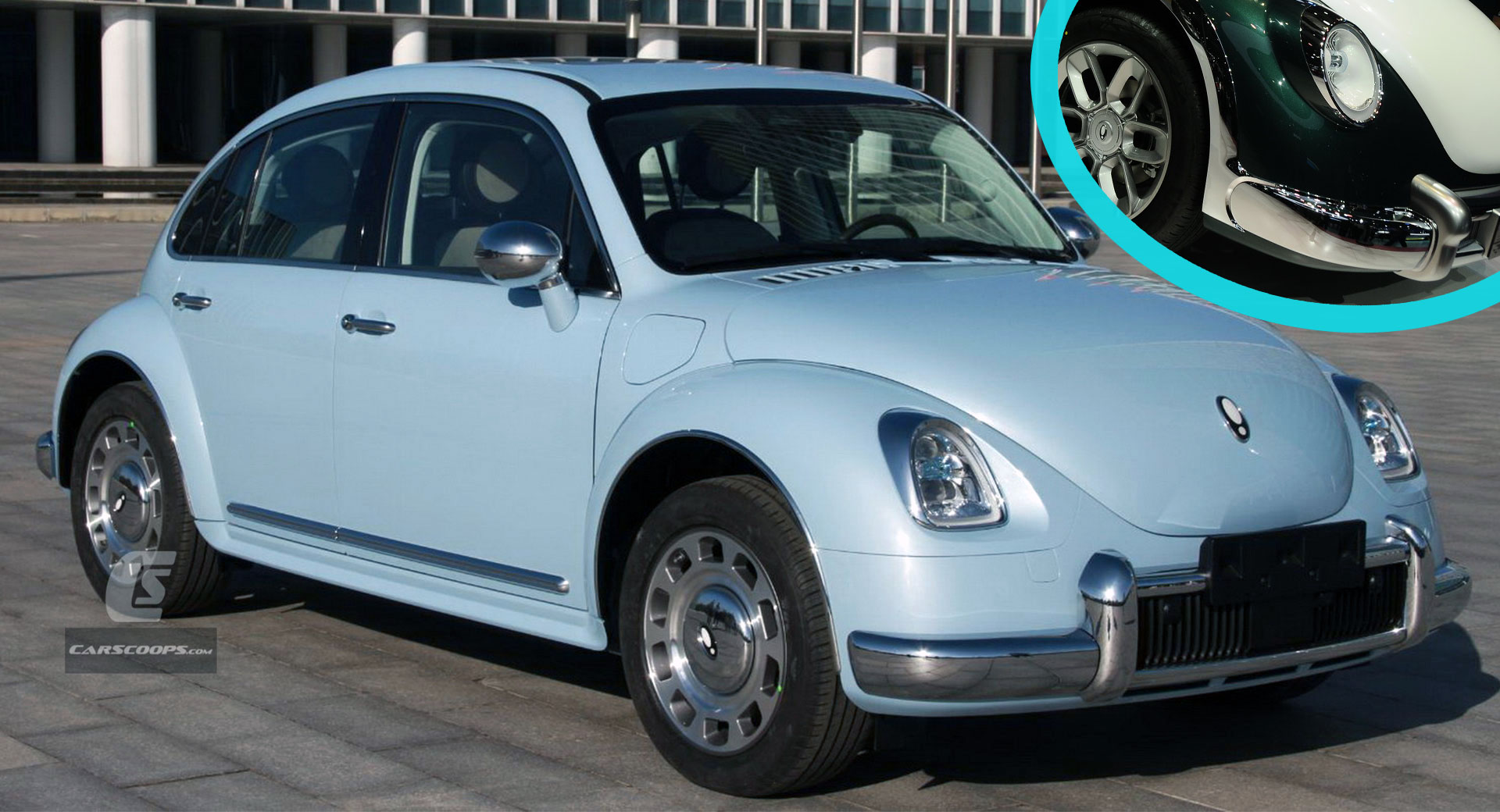Production ORA Ballet Cat Pulls A Clark Kent Move To Hide Its VW Beetle ...