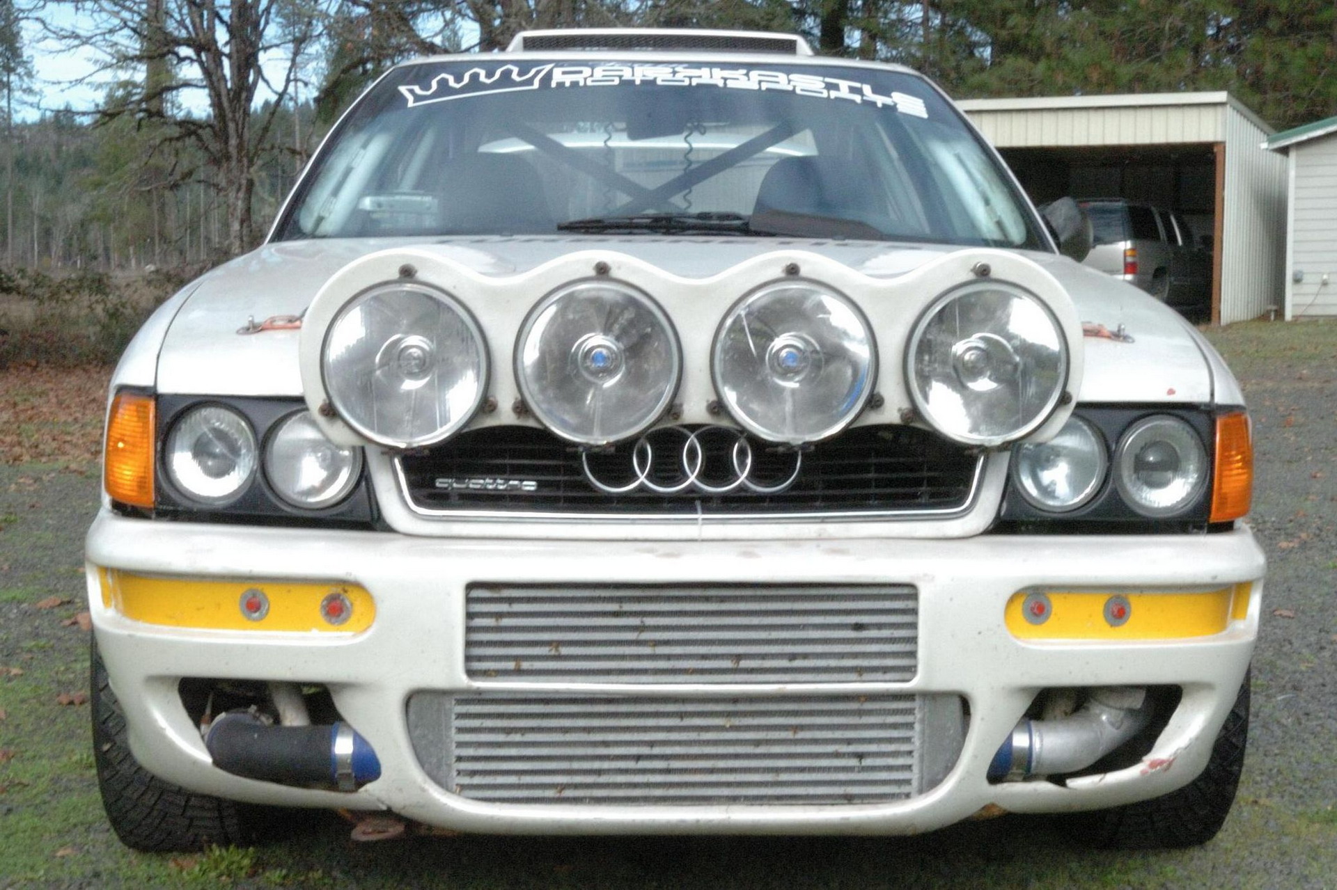 Rally-Spec 1990 Audi Coupe Quattro Is Ready To Hit The Nearest Special ...
