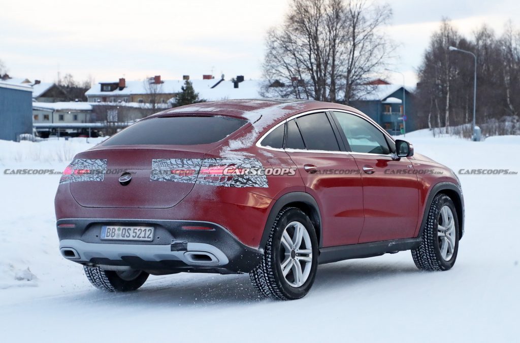 2023 Mercedes-Benz GLE Coupe Facelift Spied During Winter Testing ...