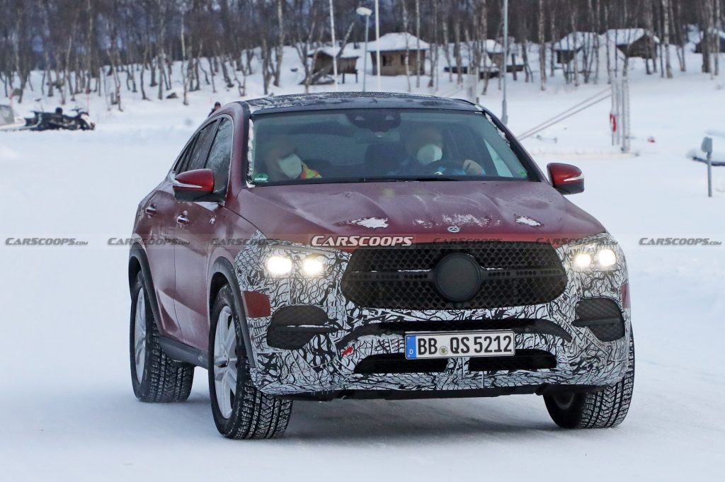 2023 Mercedes-Benz GLE Coupe Facelift Spied During Winter Testing ...