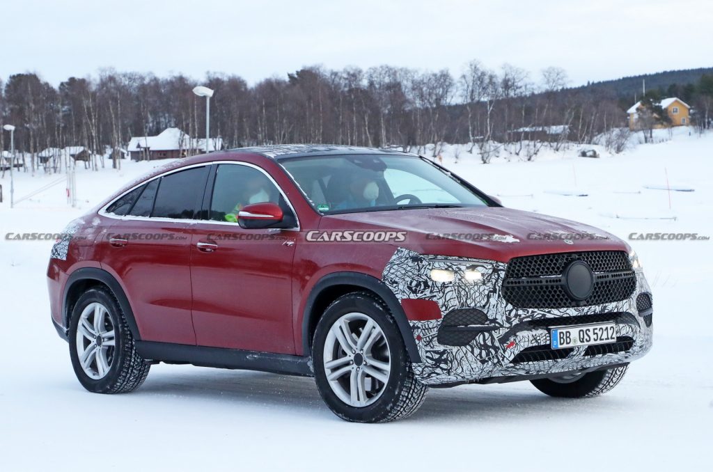 2023 Mercedes-Benz GLE Coupe Facelift Spied During Winter Testing ...