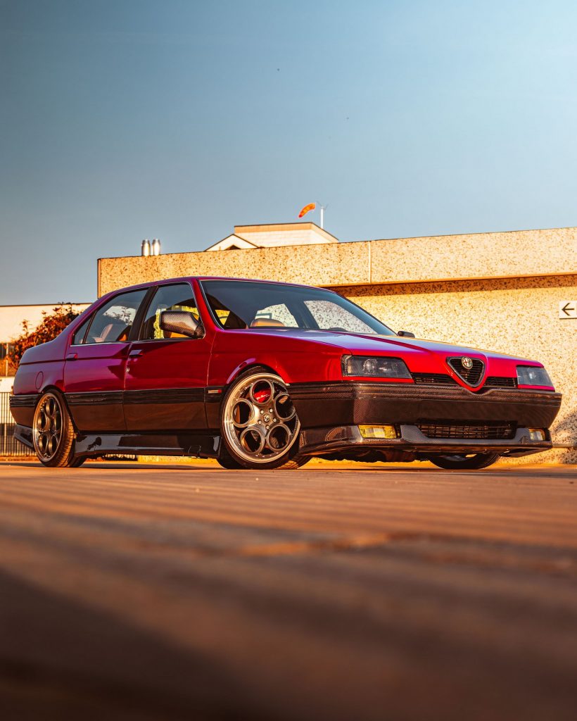Alfa Romeo 164 Restomod Looks Gorgeous With Telephone-Dial Wheels And ...