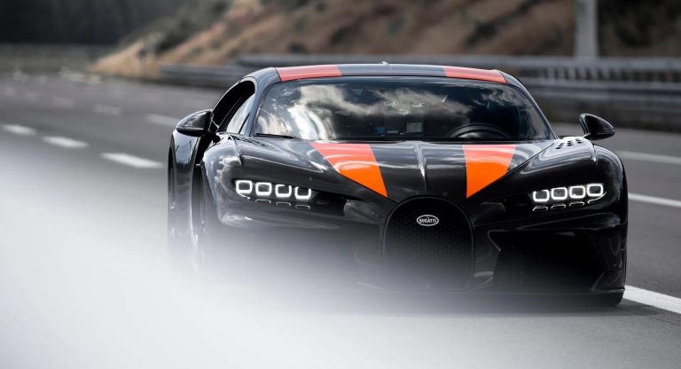 Bugatti Chiron Sport And Rafale Fighter Jet Meet In Asphalt-Vibrating ...