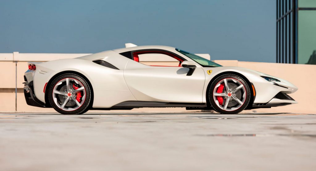Gorgeous White Ferrari SF90 Stradale Could Fetch $1.1 Million At ...