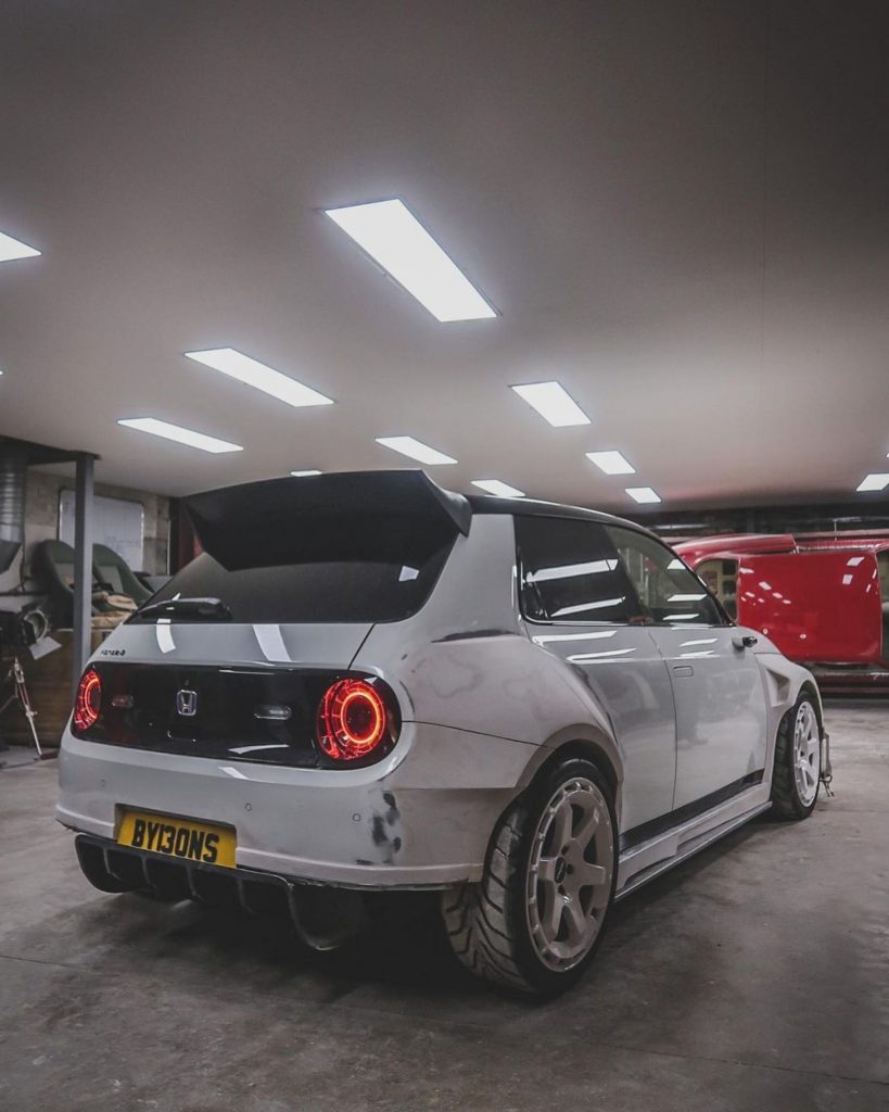 Honda e With Wide Bodykit And Red Bull Livery Honors Max Verstappen’s ...