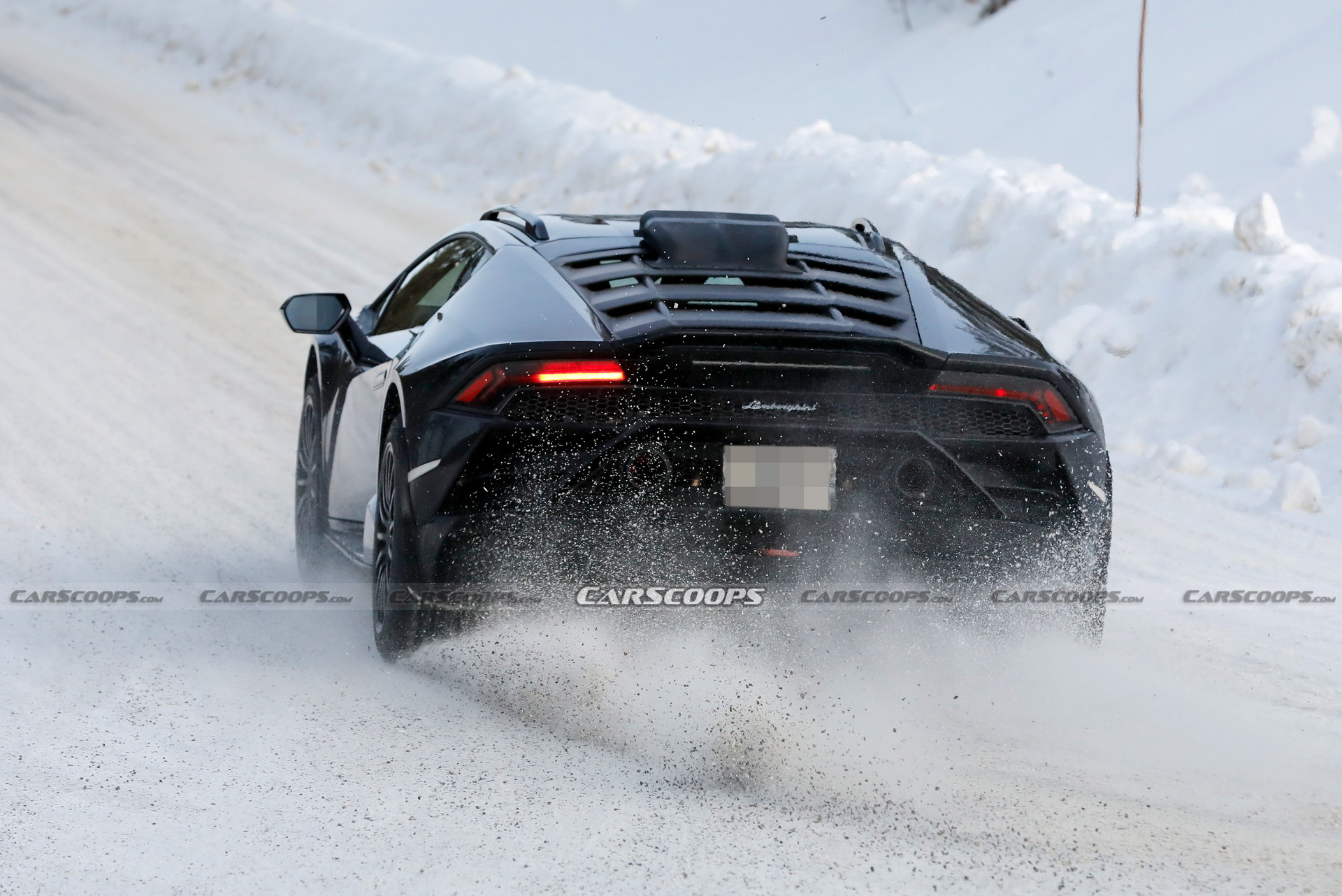 Lamborghini Spied Testing Huracán Sterrato Jacked Up Super Off-Roader ...