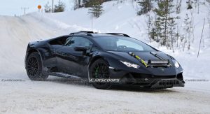 Lamborghini Spied Testing Huracán Sterrato Jacked Up Super Off-Roader ...