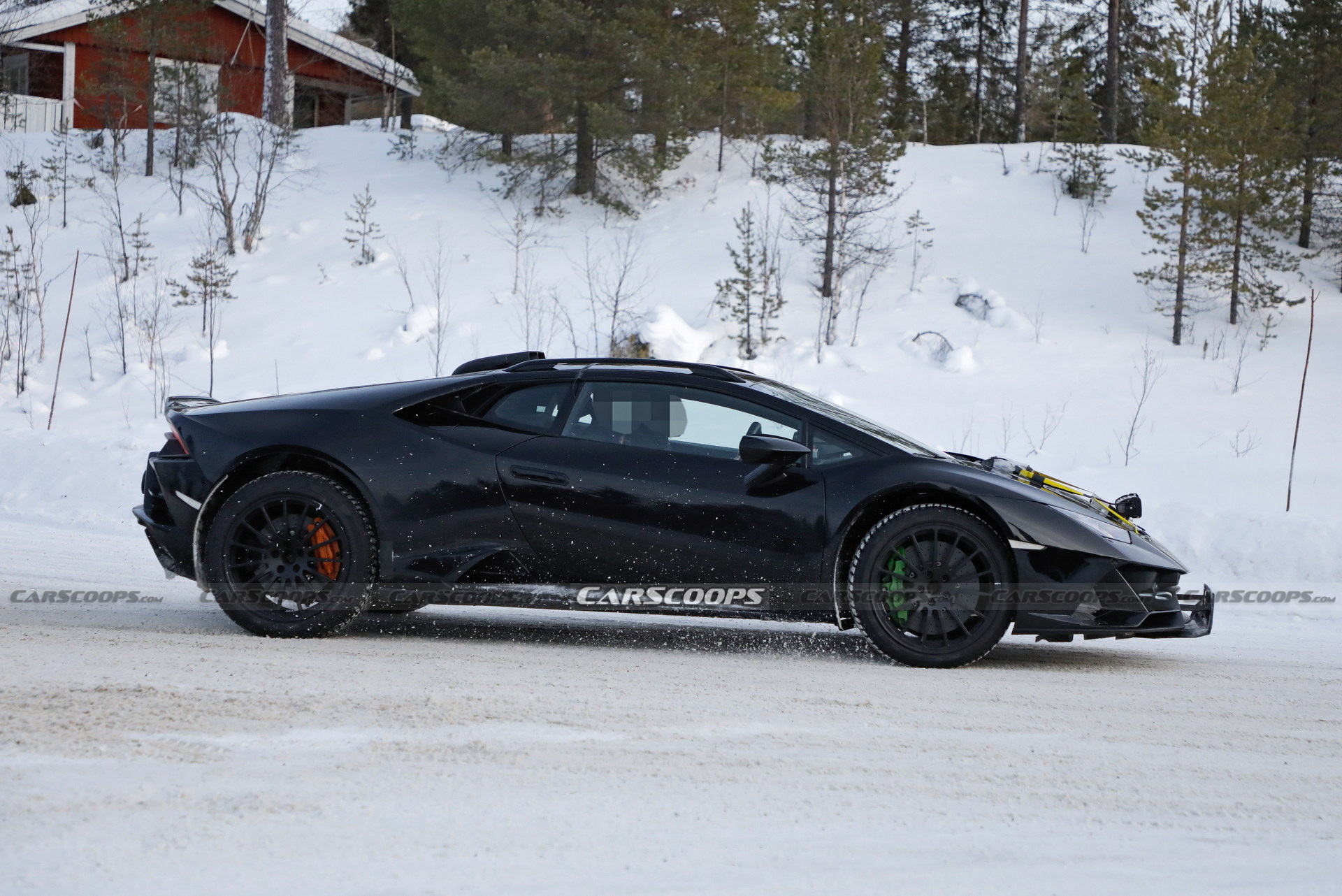 Lamborghini Spied Testing Huracán Sterrato Jacked Up Super Off-Roader ...