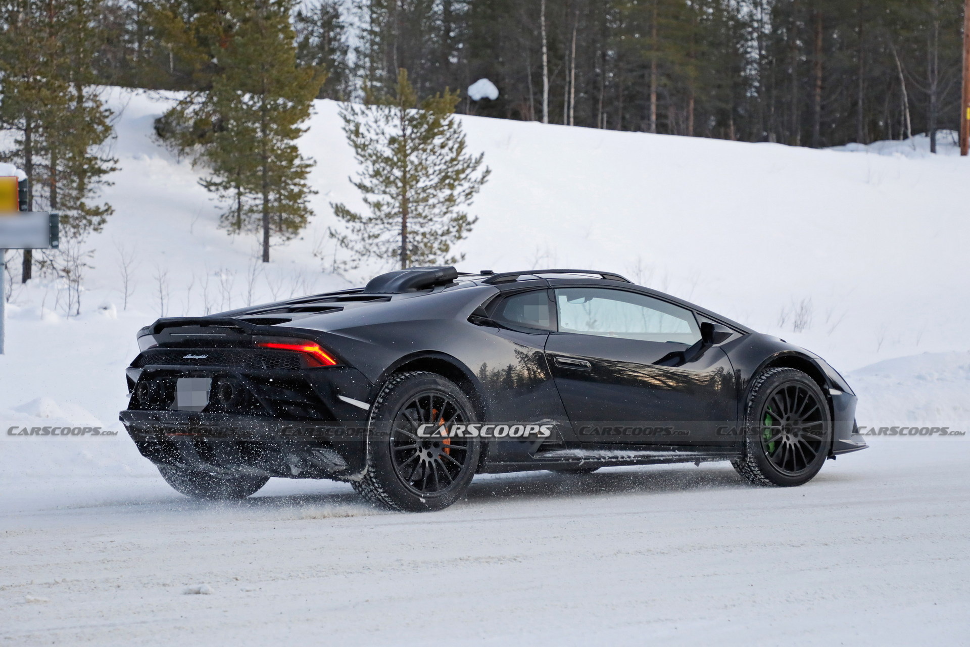 Lamborghini Spied Testing Huracán Sterrato Jacked Up Super Off-Roader ...
