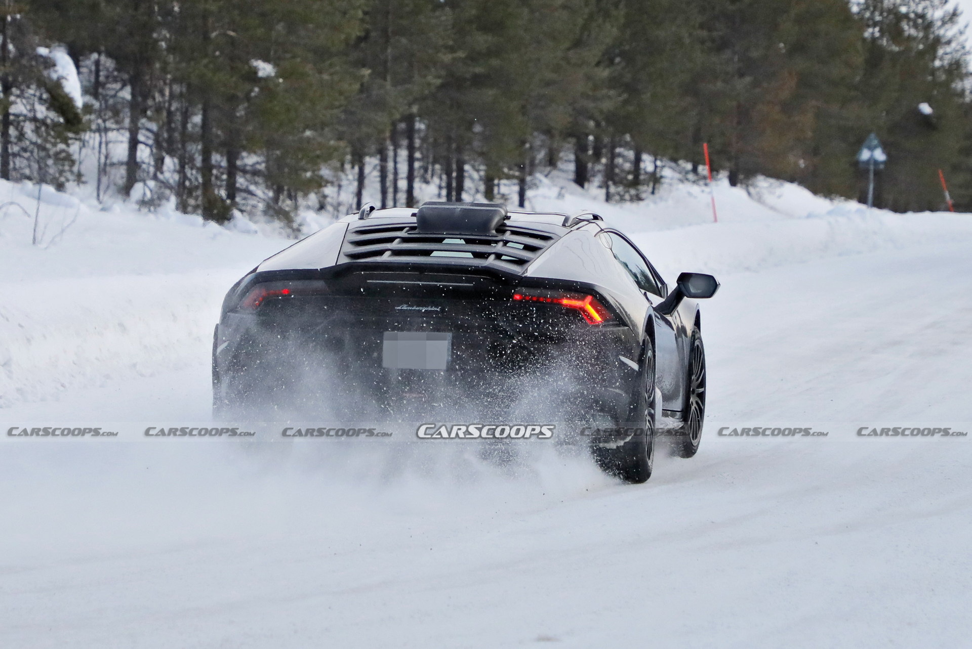 Lamborghini Spied Testing Huracán Sterrato Jacked Up Super Off-Roader ...