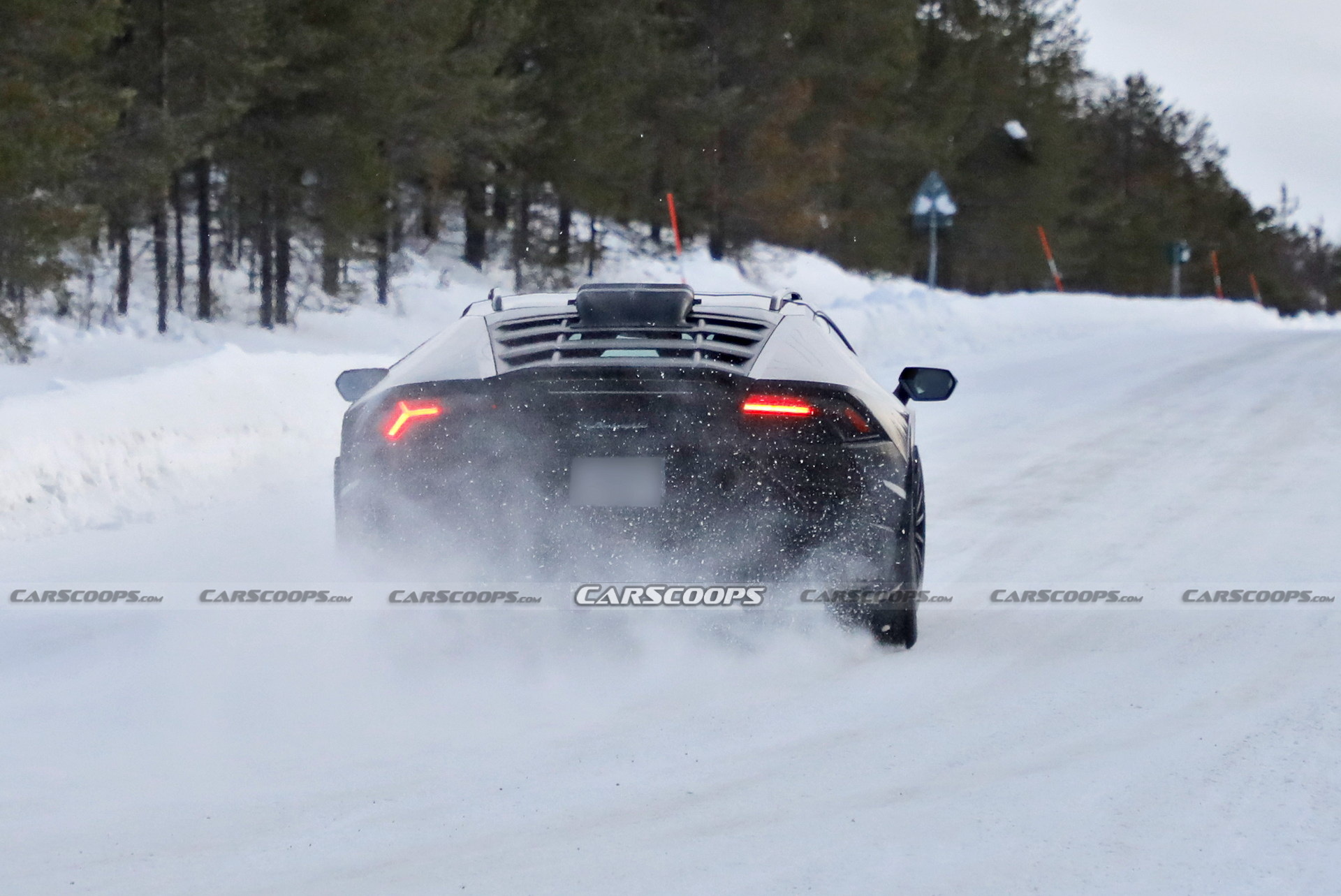 Lamborghini Spied Testing Huracán Sterrato Jacked Up Super Off-Roader ...