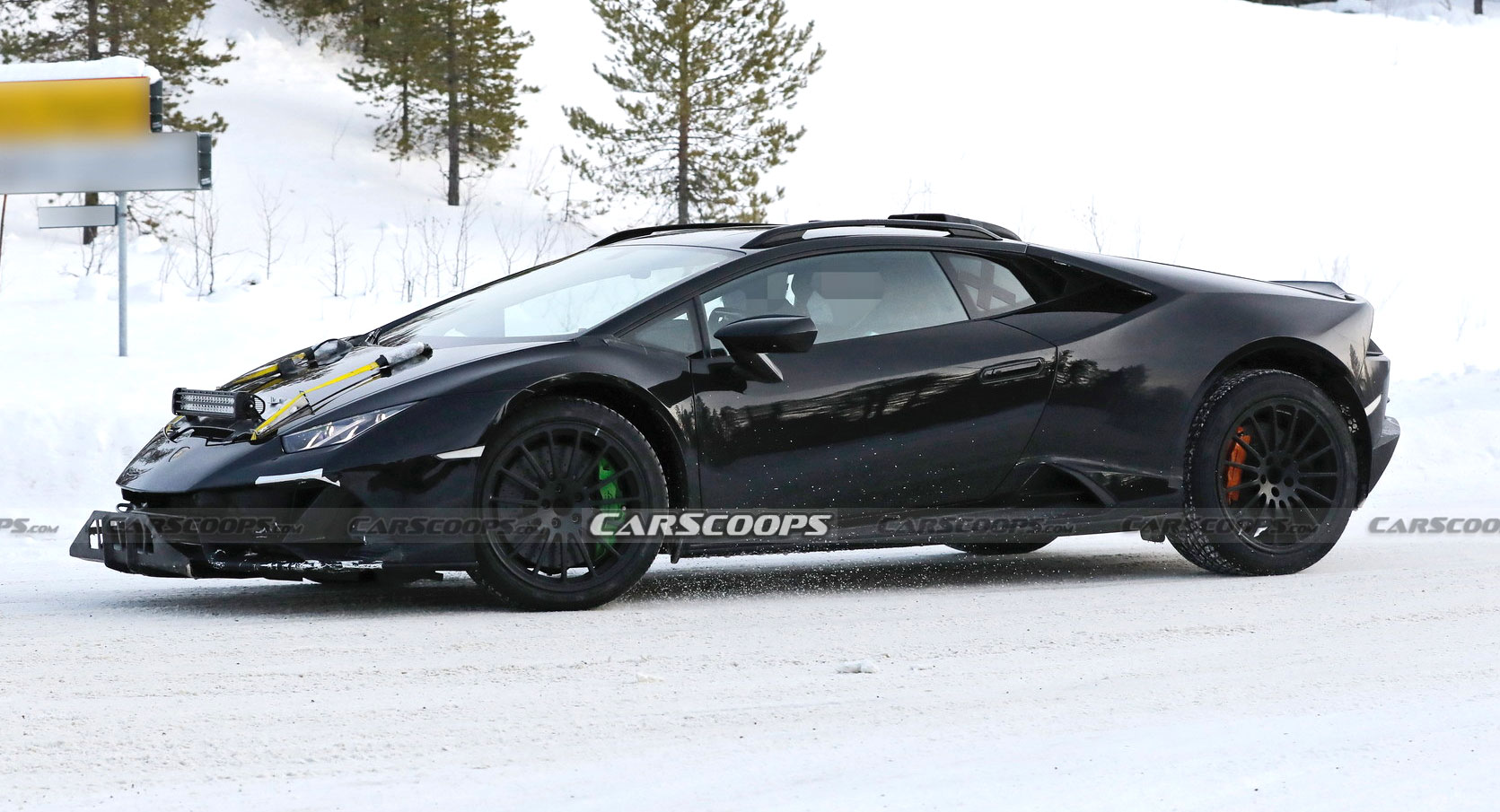 Lamborghini Spied Testing Huracán Sterrato Jacked Up Super Off-Roader ...