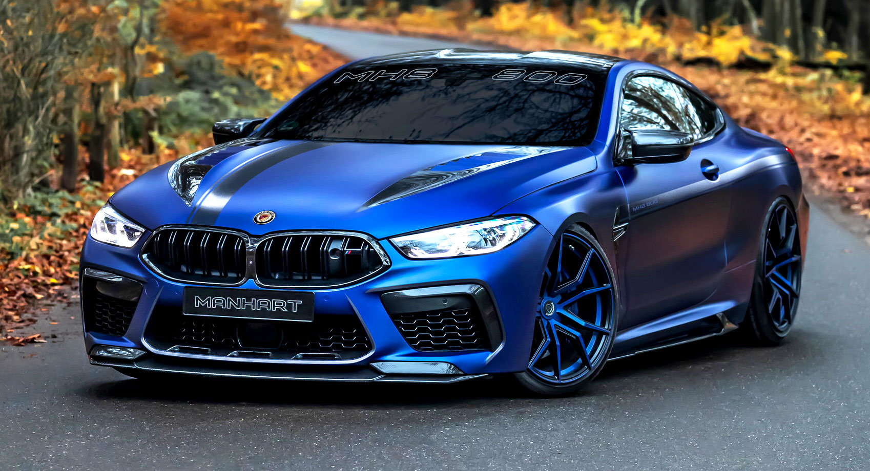 The BMW M8 Competition Pops A Blue Pill From Manhart And Gets 812-HP ...