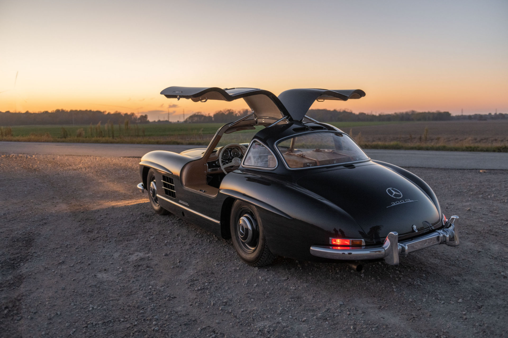 One Of Two 1955 Mercedes-Benz 300 SL Gullwings In “Dunkelgrau” Dark ...