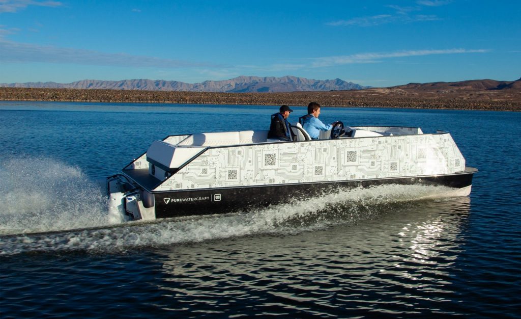 GM-Backed Pure Watercraft Unveils Electric Pontoon Boat At CES | Carscoops