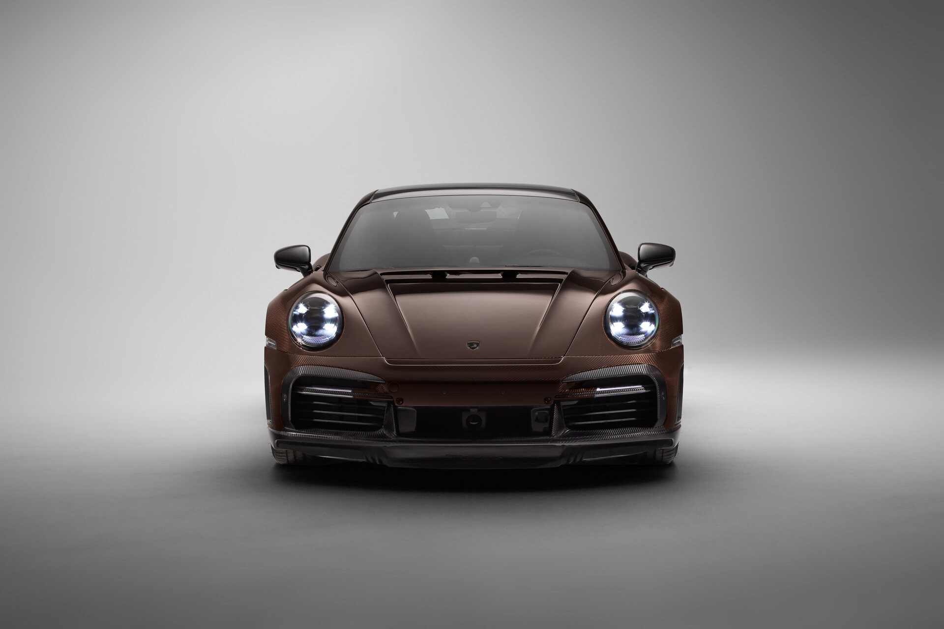 TopCar Dresses Their Tuned Porsche 911 Turbo S In Brown Carbon Fiber ...