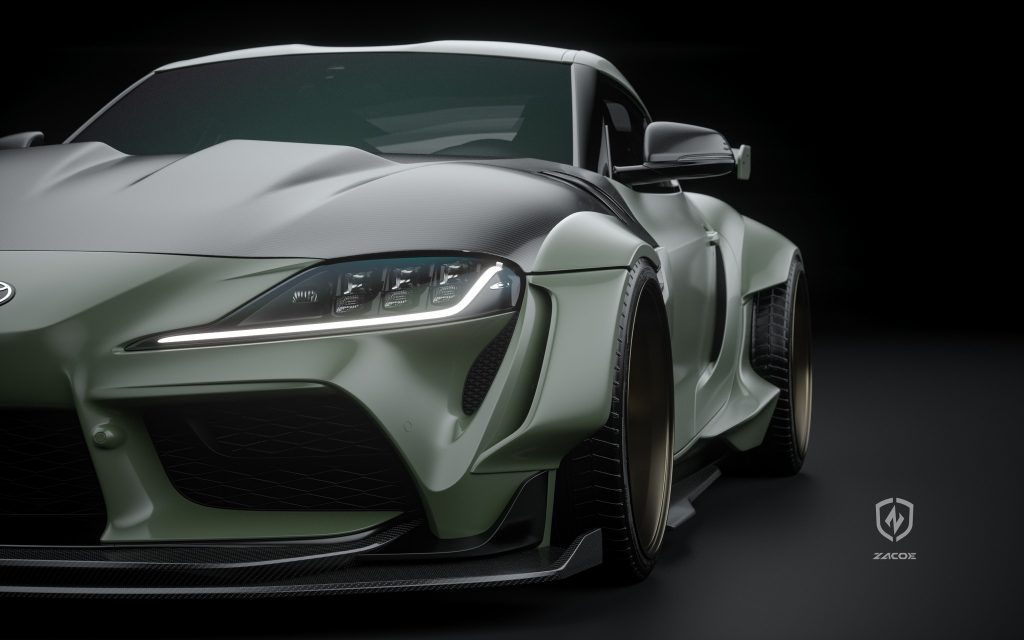 Toyota GR Supra Gets A Menacing Widebody Makeover By Zacoe | Carscoops
