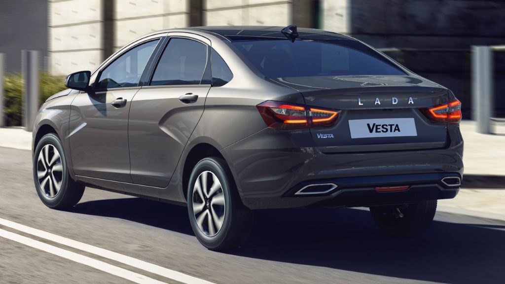 Facelifted 2022 Lada Vesta Revealed In Sedan And Cross SW Forms | Carscoops