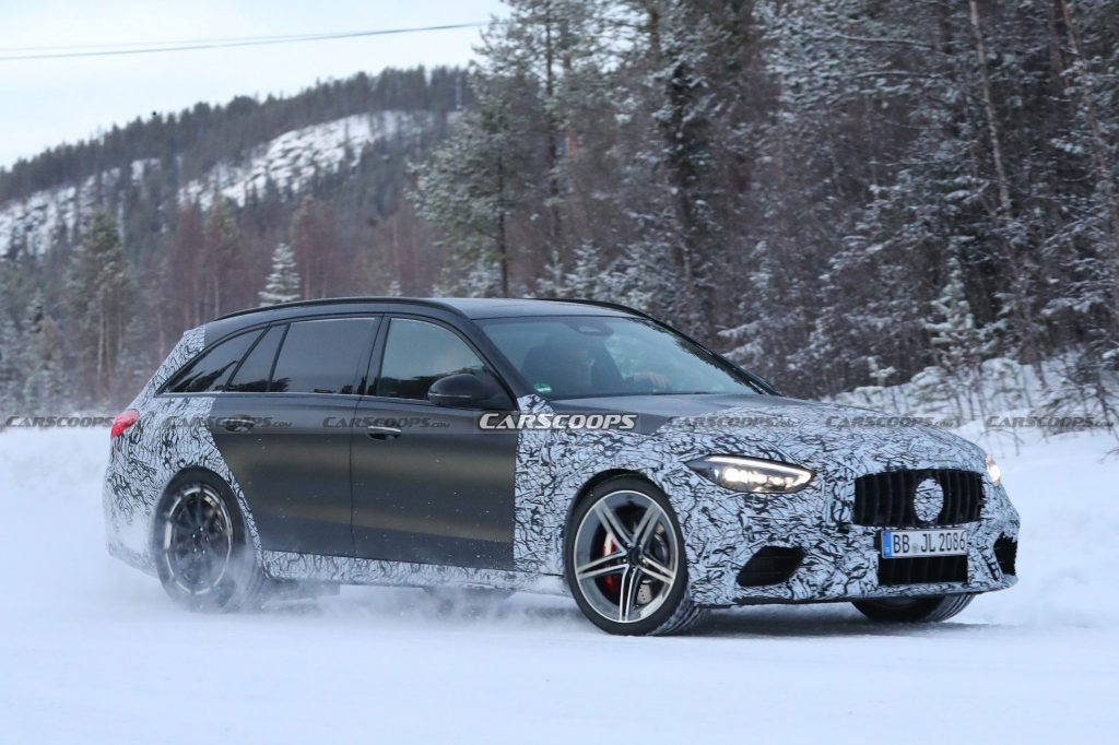 2023 Mercedes-AMG C63 Sedan And Wagon Drop Some Camo, Smile For Their ...