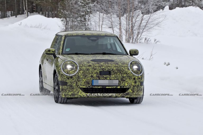 2023 Mini Hatch Tests Through The Snow Following Last Year’s Leak ...