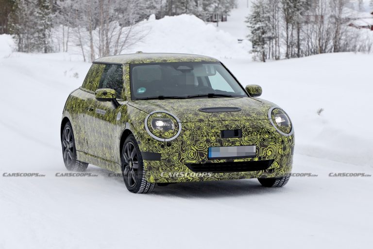 2023 Mini Hatch Tests Through The Snow Following Last Year’s Leak ...