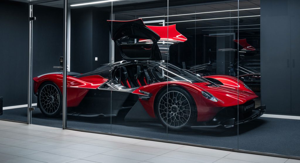 The Aston Martin Valkyrie Looks Almost Perfect In Supernova Red | Carscoops