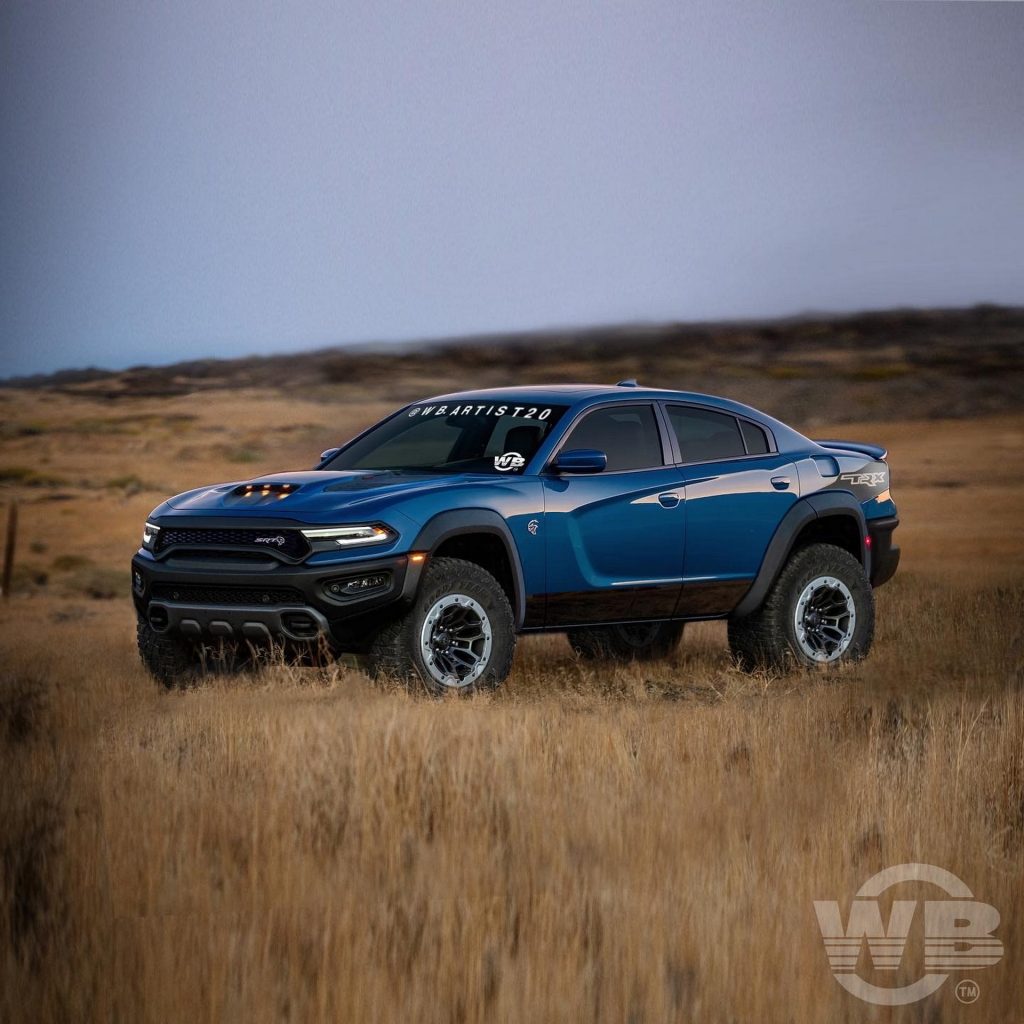 Dodge Charger And Challenger TRX Renders Propose Monstrous Off-Road ...