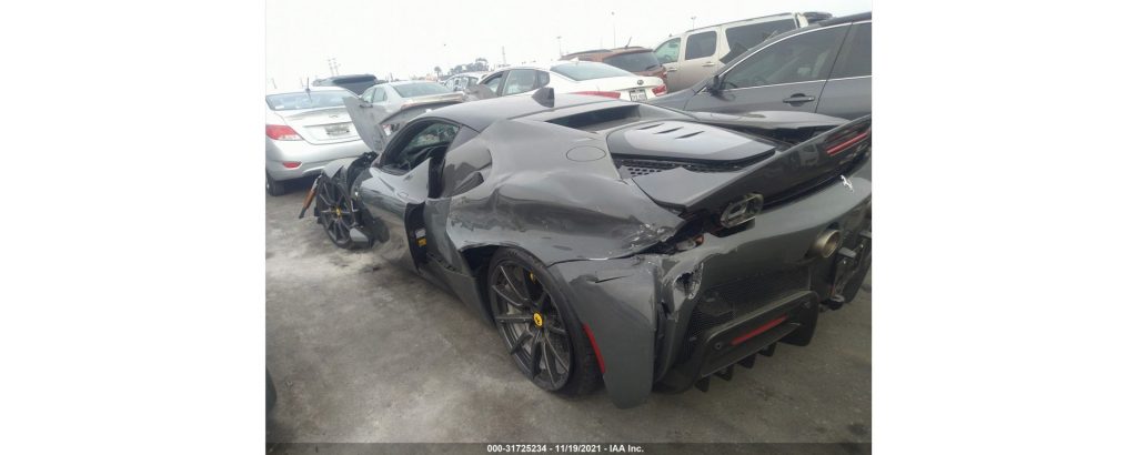 A 2022 Ferrari SF 90 Stradale Was Destroyed After Just 189 Miles ...