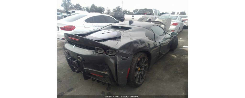 A 2022 Ferrari SF 90 Stradale Was Destroyed After Just 189 Miles ...