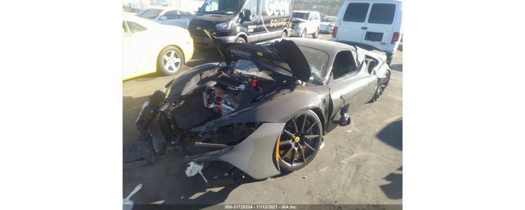 A 2022 Ferrari SF 90 Stradale Was Destroyed After Just 189 Miles ...