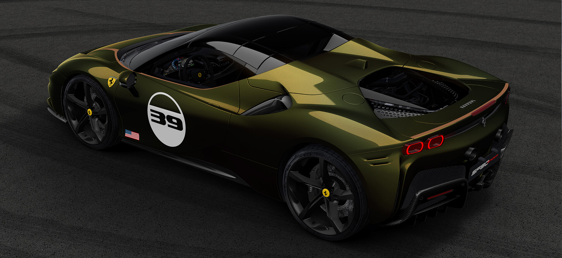 Ferrari’s Latest Cavalcade Special Is Verde Volterra Color For SF90 ...