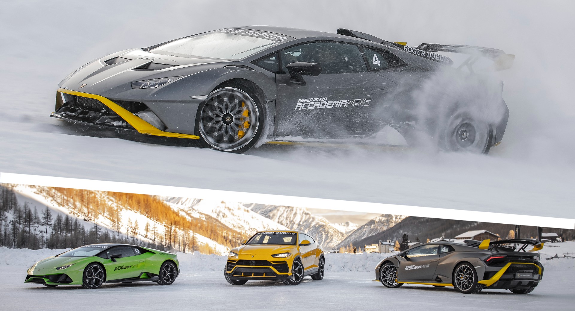 Lamborghinis Just Want To Have Fun In The Snow | Carscoops