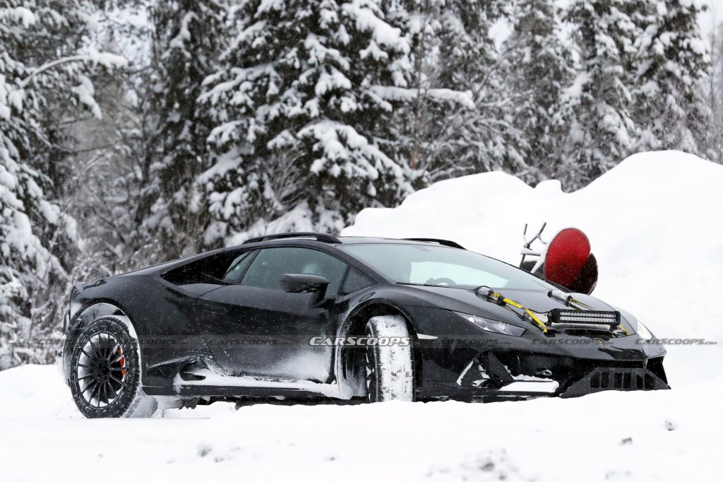 Lamborghini Huracan Sterrato Off-Road Supercar Spied Getting High Next ...