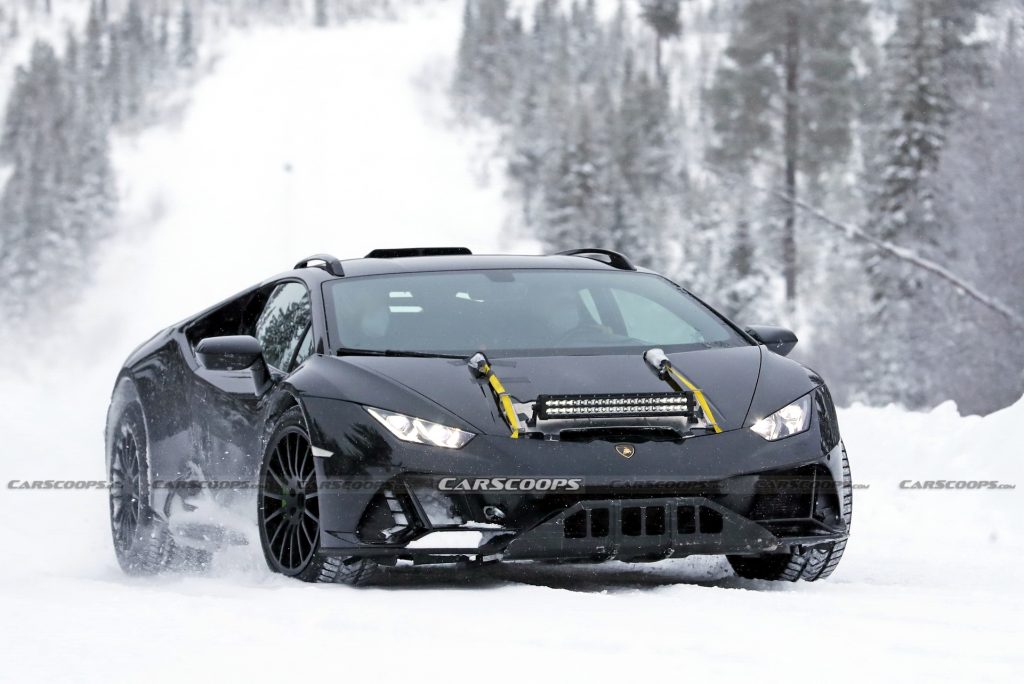 Lamborghini Huracan Sterrato Off-Road Supercar Spied Getting High Next ...