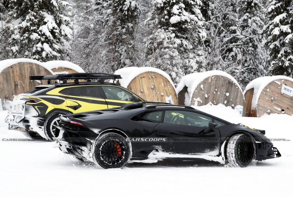 Lamborghini Huracan Sterrato Off-Road Supercar Spied Getting High Next ...