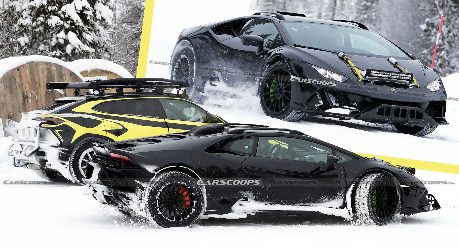 Lamborghini Huracan Sterrato Off-Road Supercar Spied Getting High Next ...