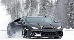 Lamborghini Huracan Sterrato Off-Road Supercar Spied Getting High Next ...