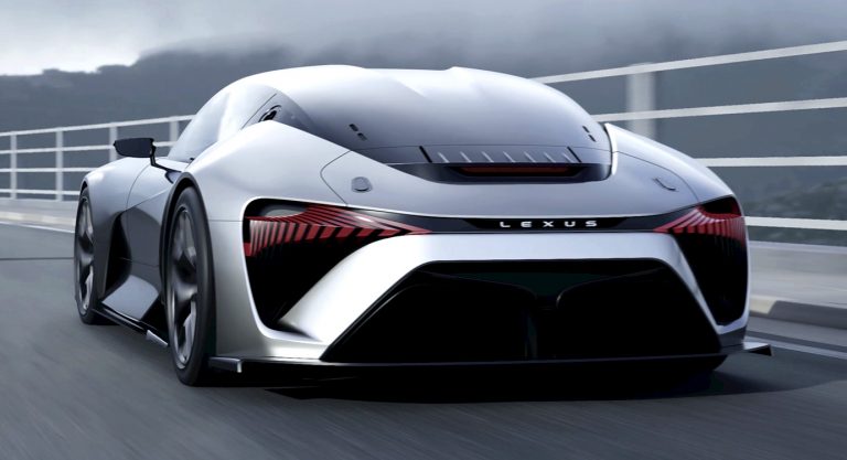 Lexus Shows Its Conceptual Electric LFA Successor In New Photos, Videos ...