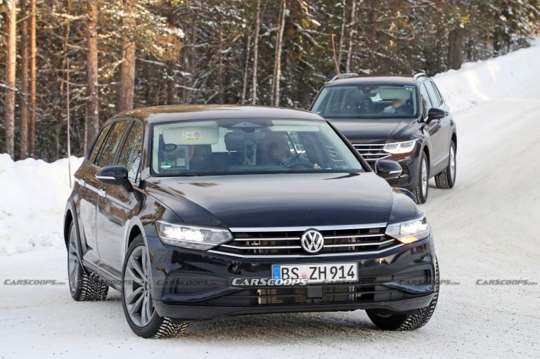 VW’s Next Passat For Europe Spotted Trying To Fit In Current Model’s ...