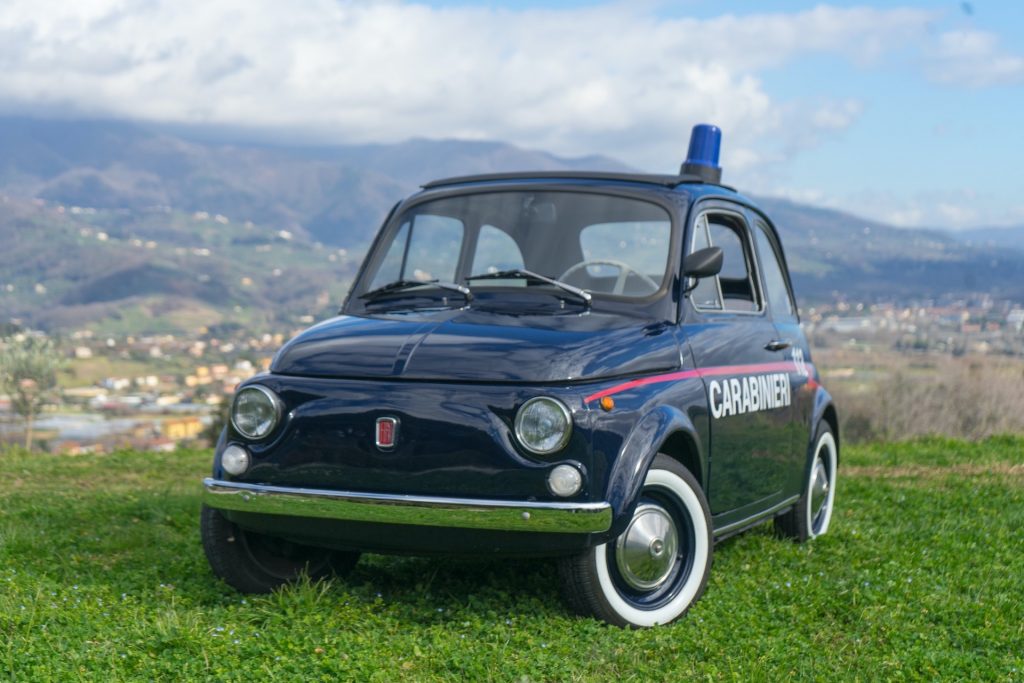 This 18 HP Fiat 500 Cop Car Is A Getaway Driver’s Dream Come True ...