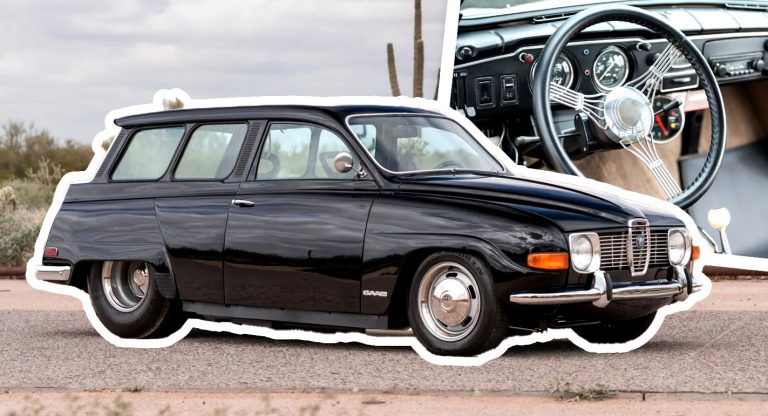 Buy This Big Block V8 Saab So That You Can Terrorize Scandinavian Car ...