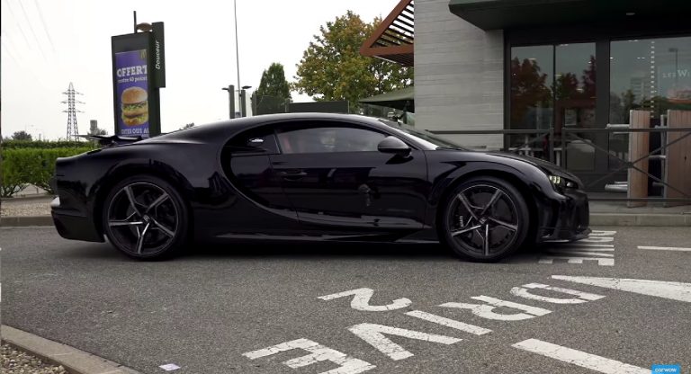 Driving A Bugatti Chiron Through A Drive-Thru Is Even Harder Than You ...